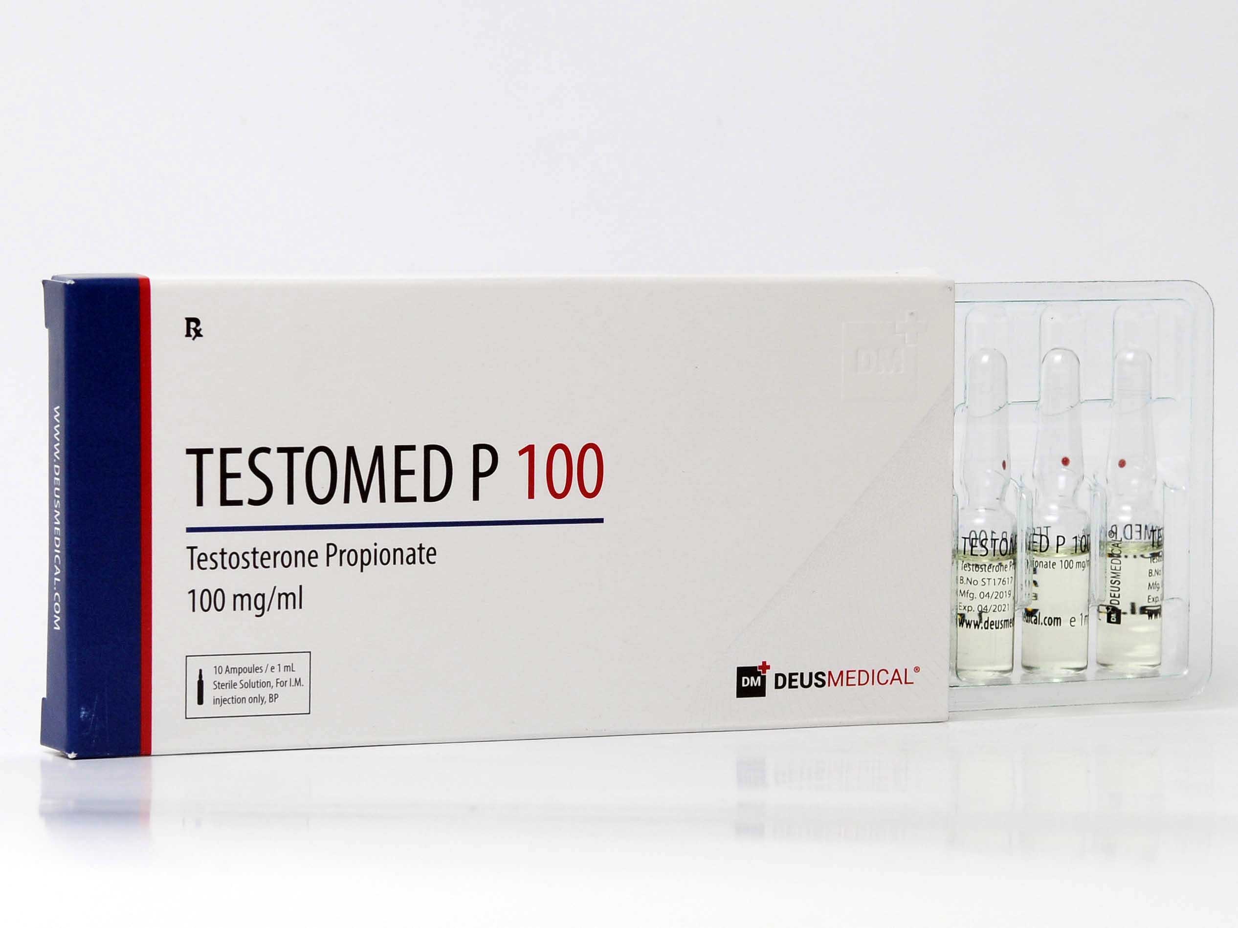 Testomed Suspension 100mg – Testosterone Base Water Suspension – Deus ...