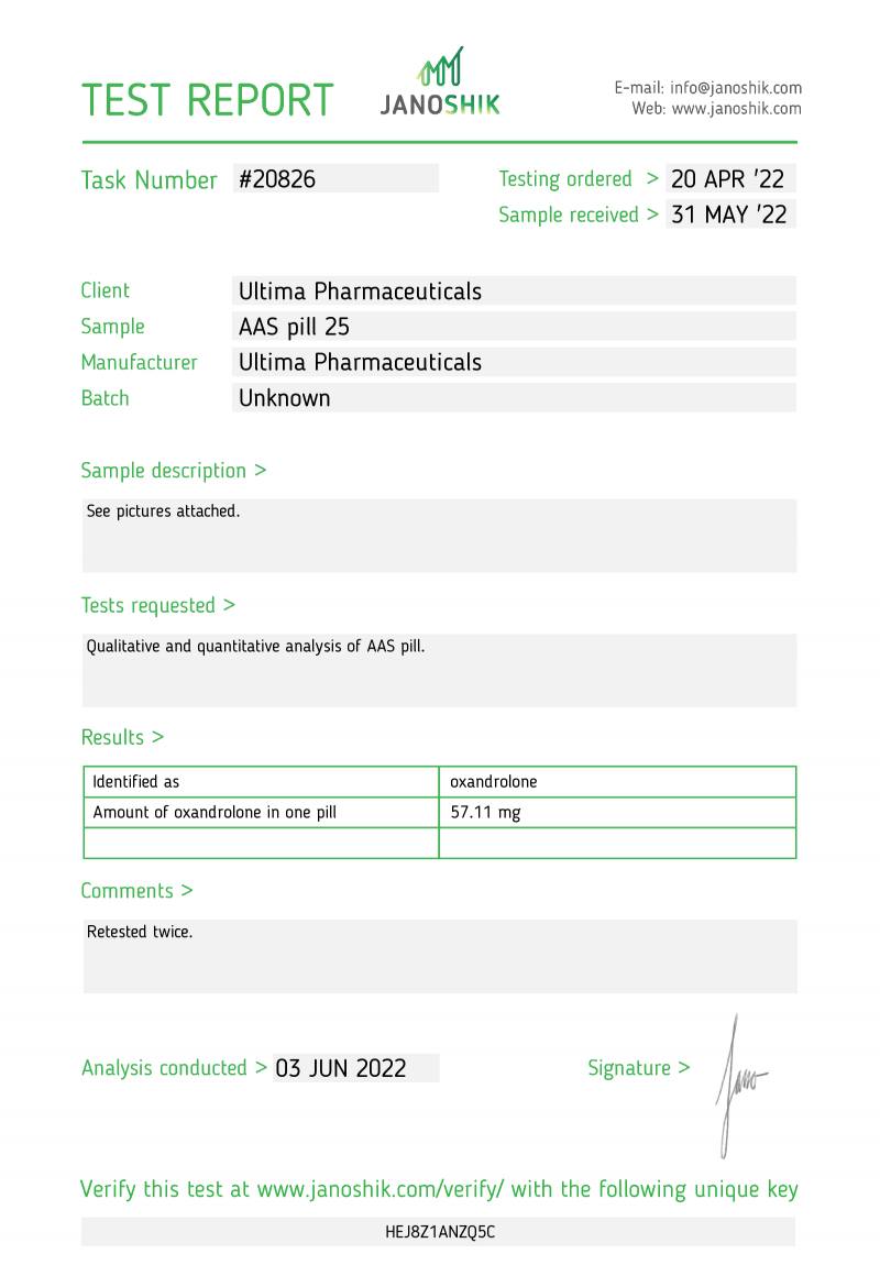 Ultima-Cut Long 300mg/ml-int - Finest Gear