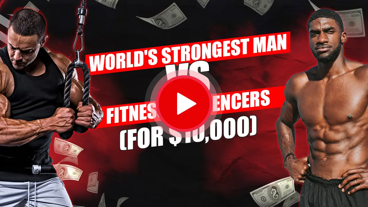 World's Strongest Man VS Fitness Influencers (For $10,000) - Finest Gears
